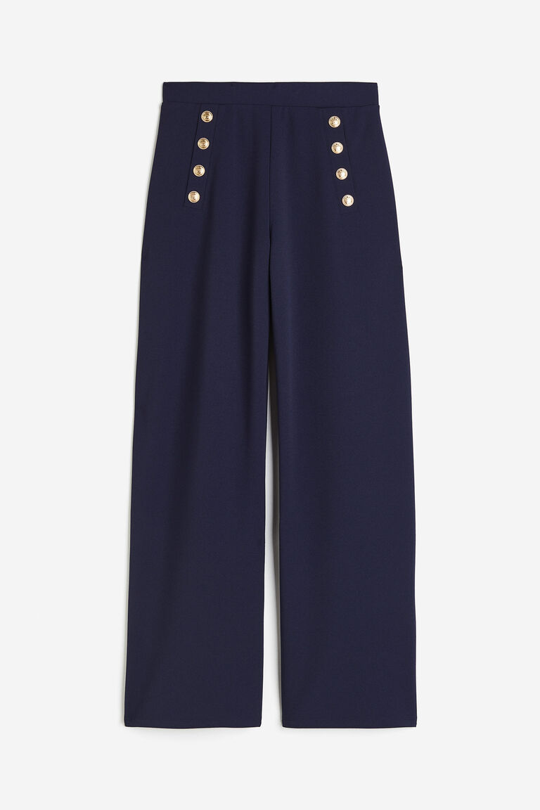 Button-front trousers