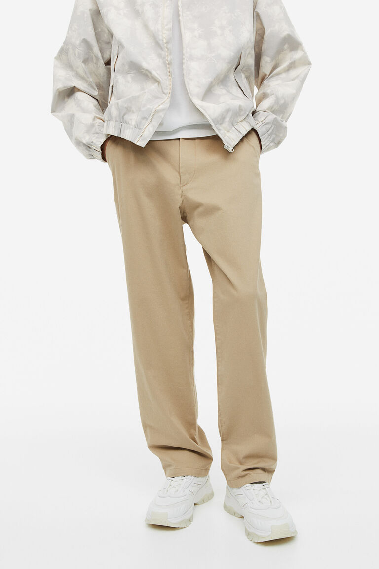 Relaxed Fit Cotton chinos