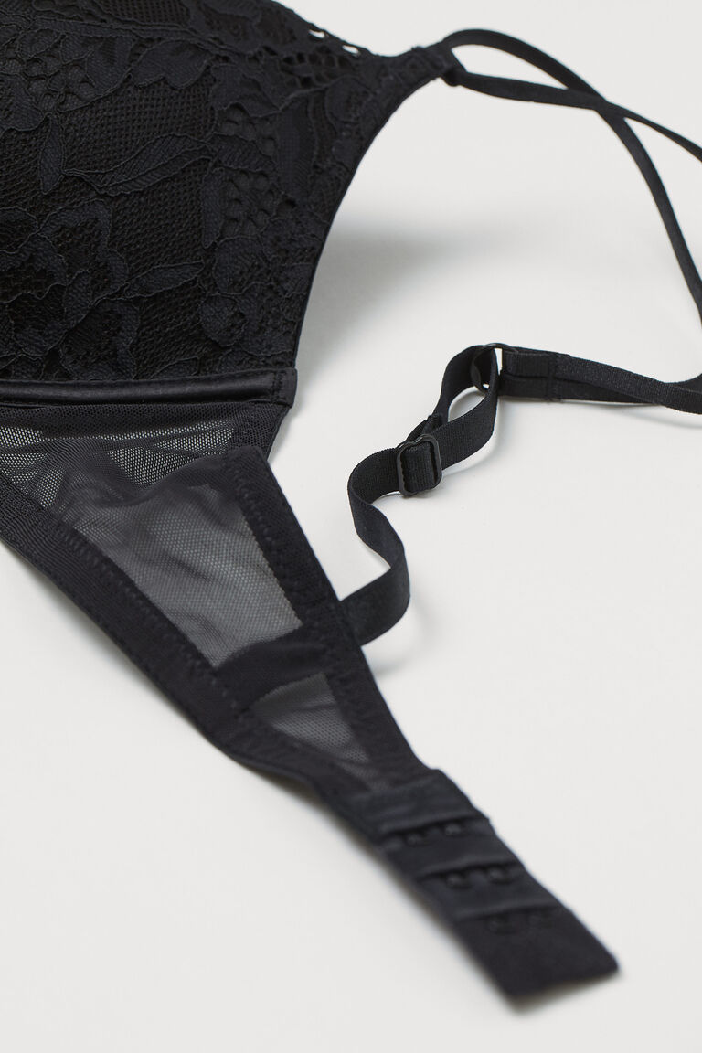 Lace push-up bra