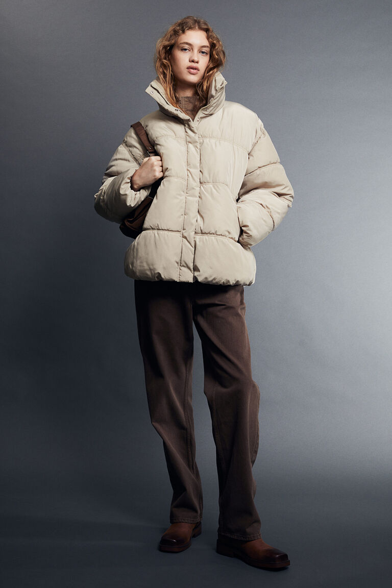 Quilted puffer jacket