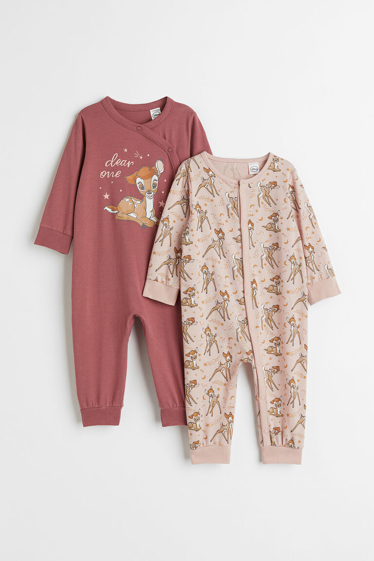 2-pack all-in-one pyjamas