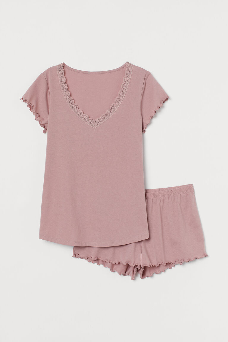 Pyjama T-shirt and shorts