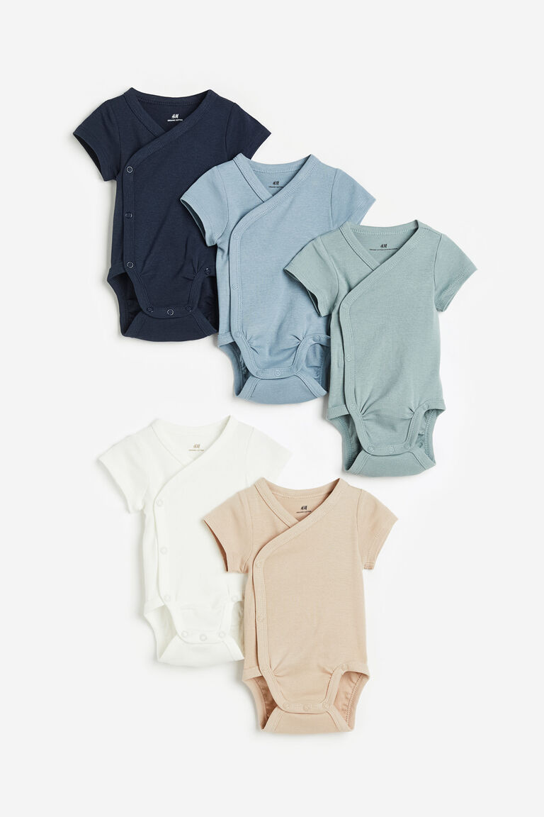 5-pack cotton bodysuits