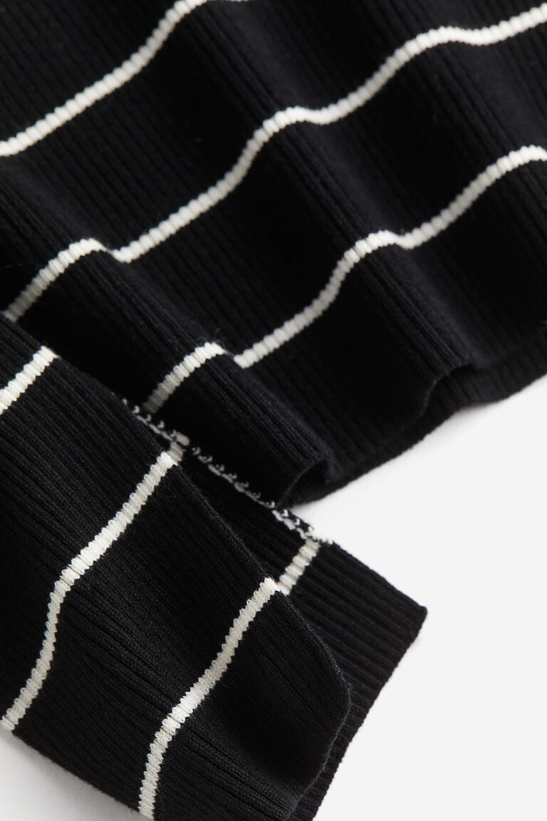 Rib-knit top