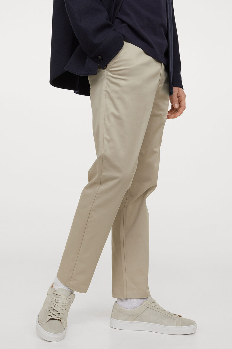 Slim Fit Cropped chinos