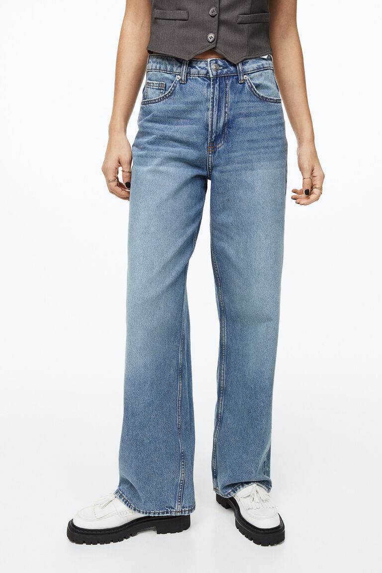 90s Baggy High Jeans