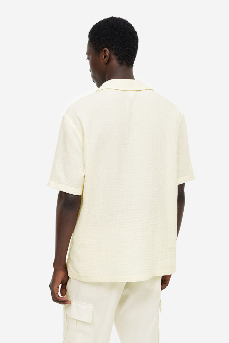 Regular Fit Muslin resort shirt