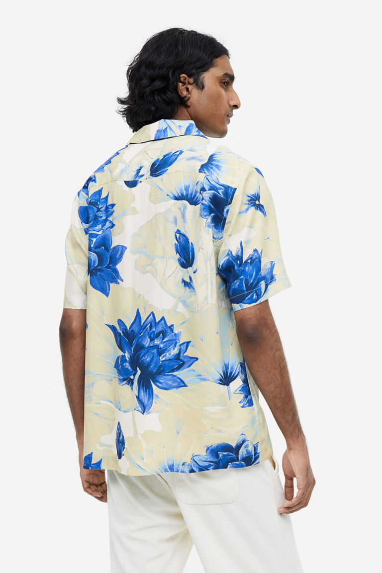 Patterned resort shirt