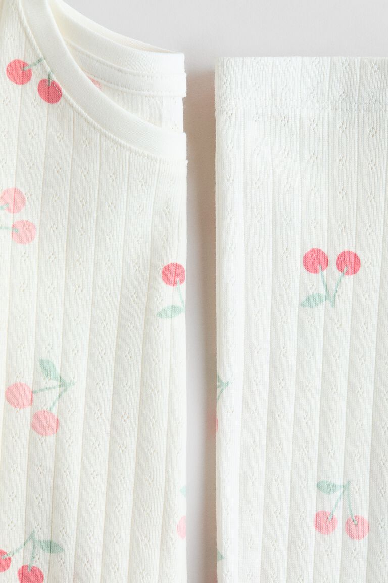 Ribbed cotton pyjamas