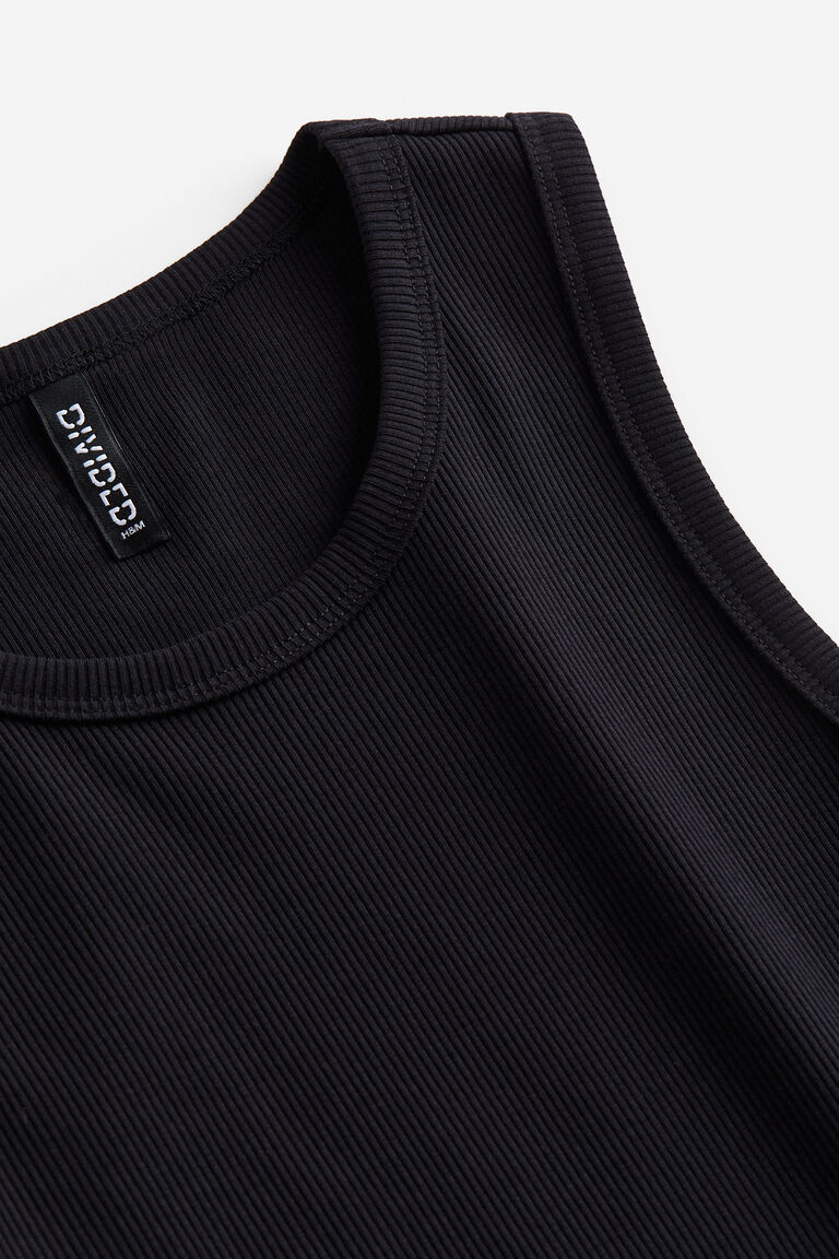 Ribbed vest top