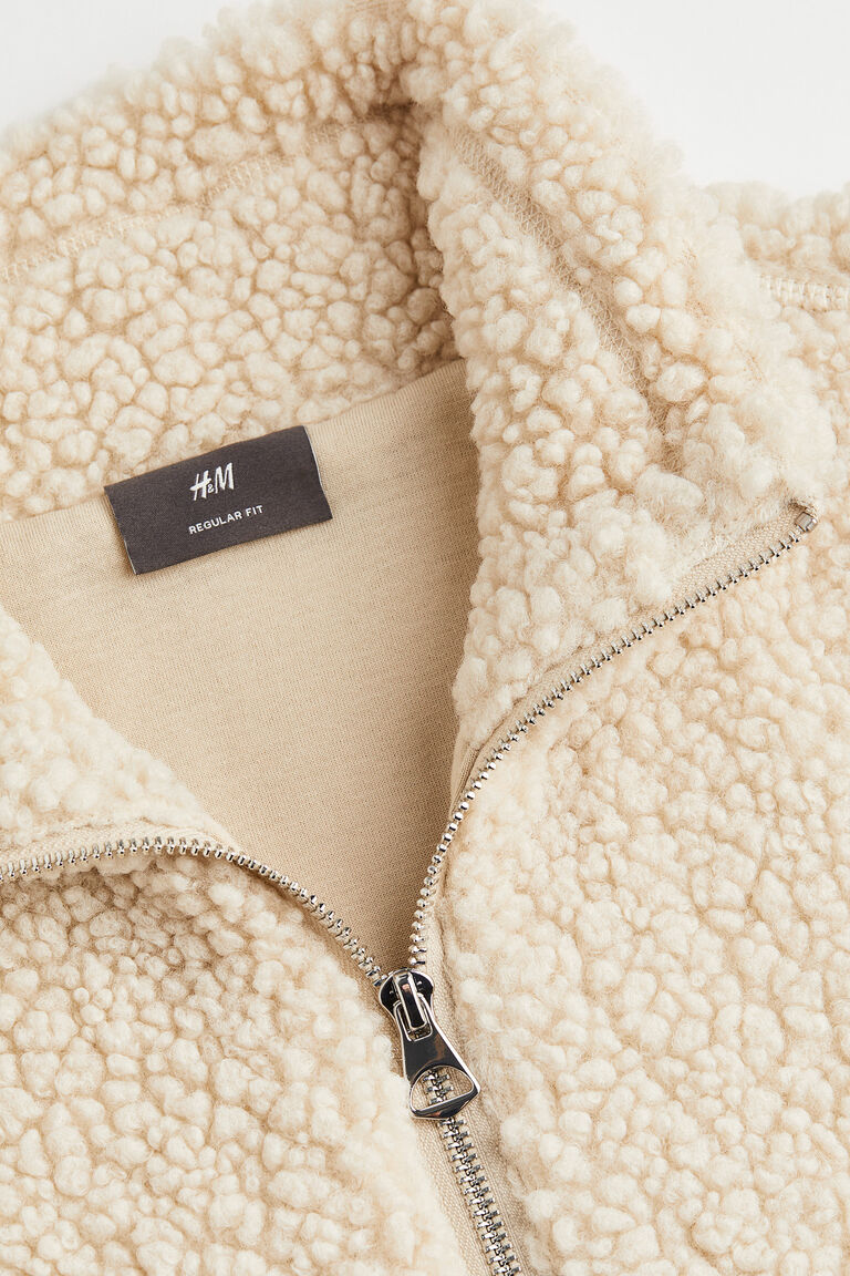 Regular Fit Teddy jacket