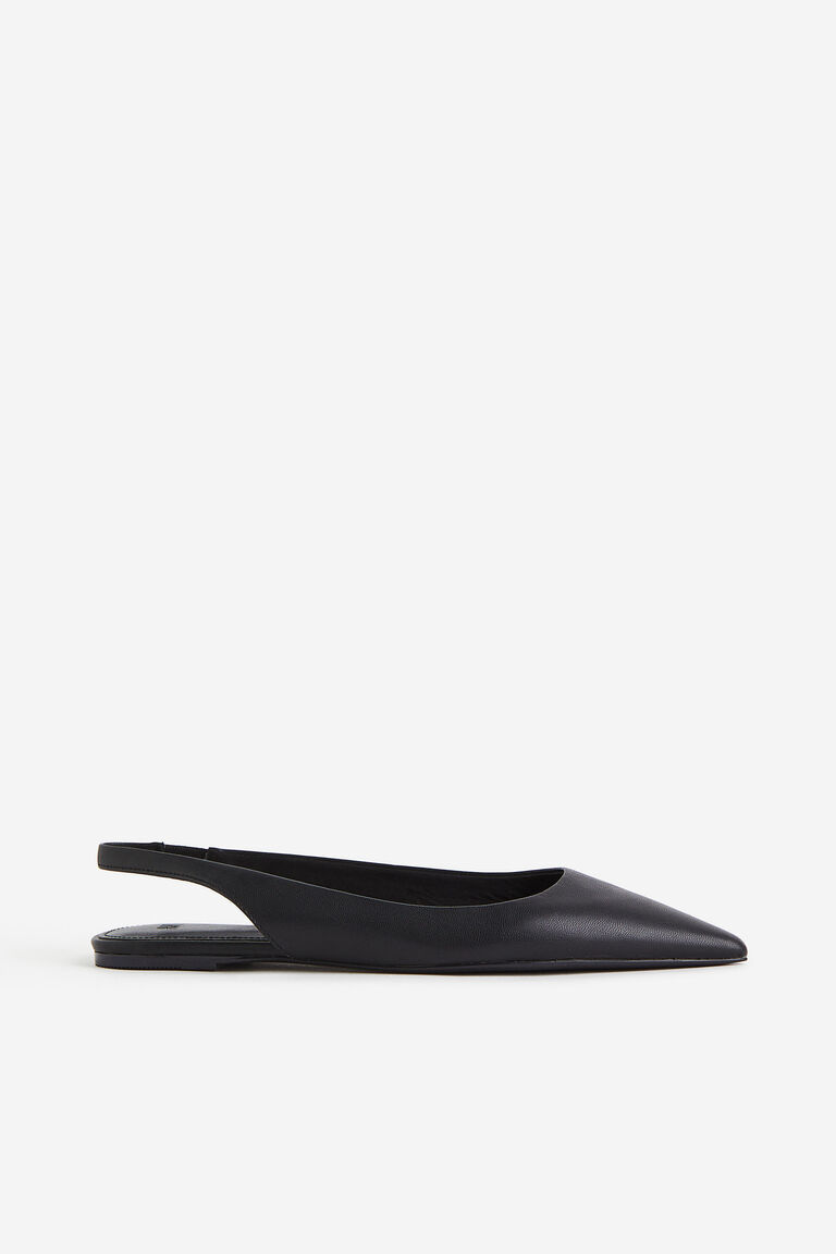 Slingback ballet pumps