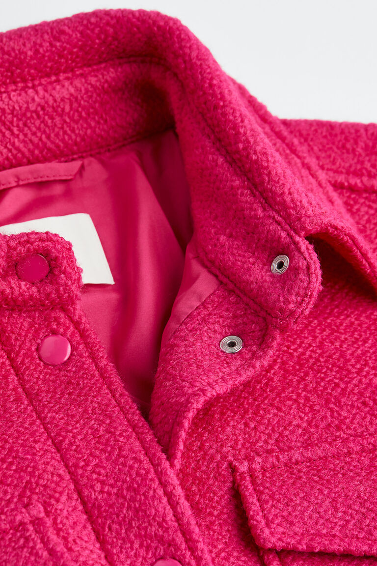 Wool-blend shacket