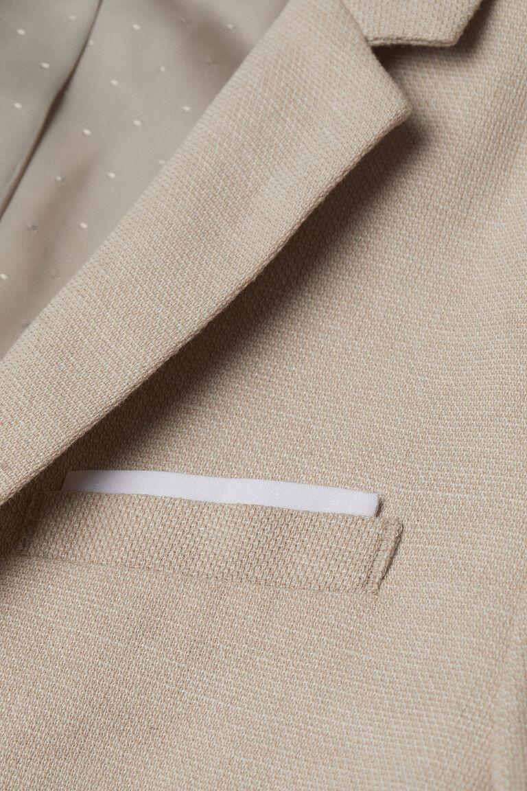 Textured-weave jacket