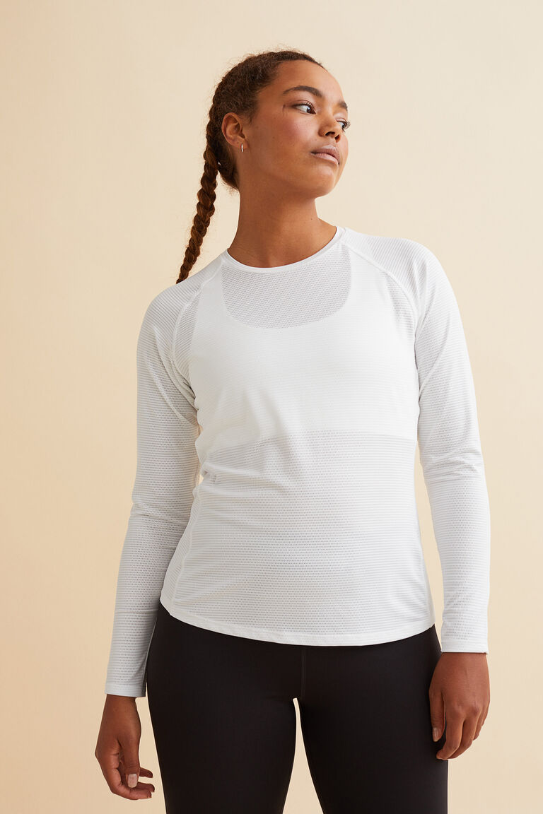 Mesh sports top