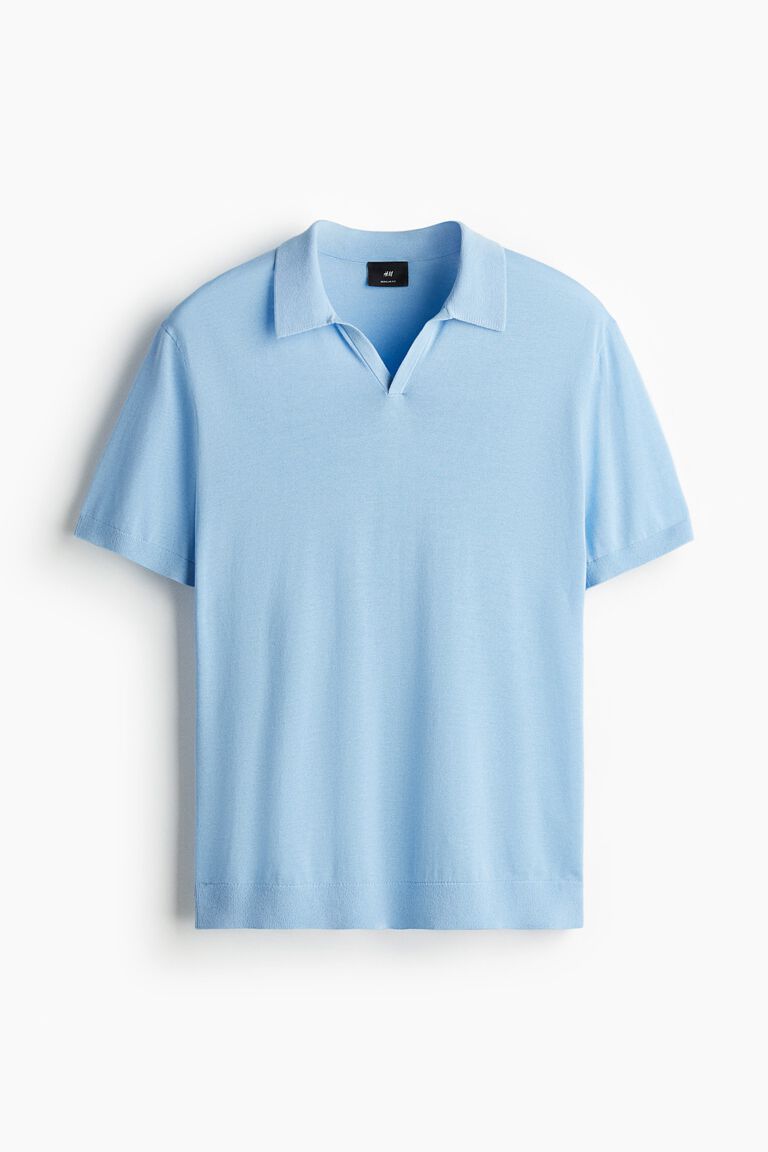Kemeja polo Regular Fit campuran Lyocell