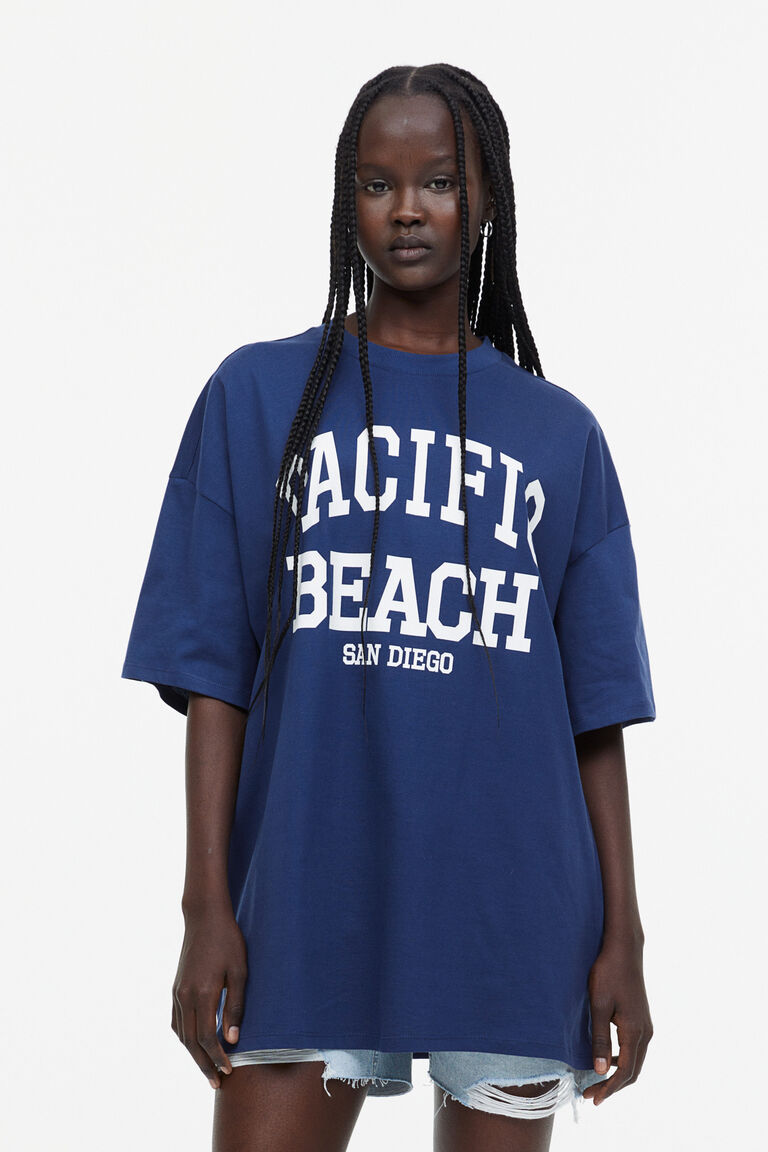 Oversized printed T-shirt
