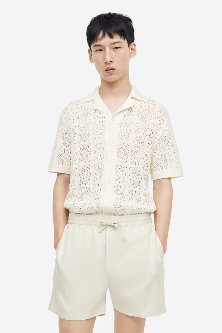 Regular Fit Lyocell shorts