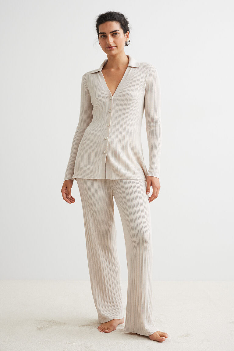 Ribbed trousers