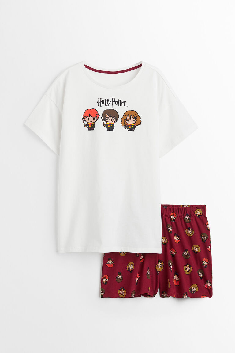 Printed cotton pyjamas