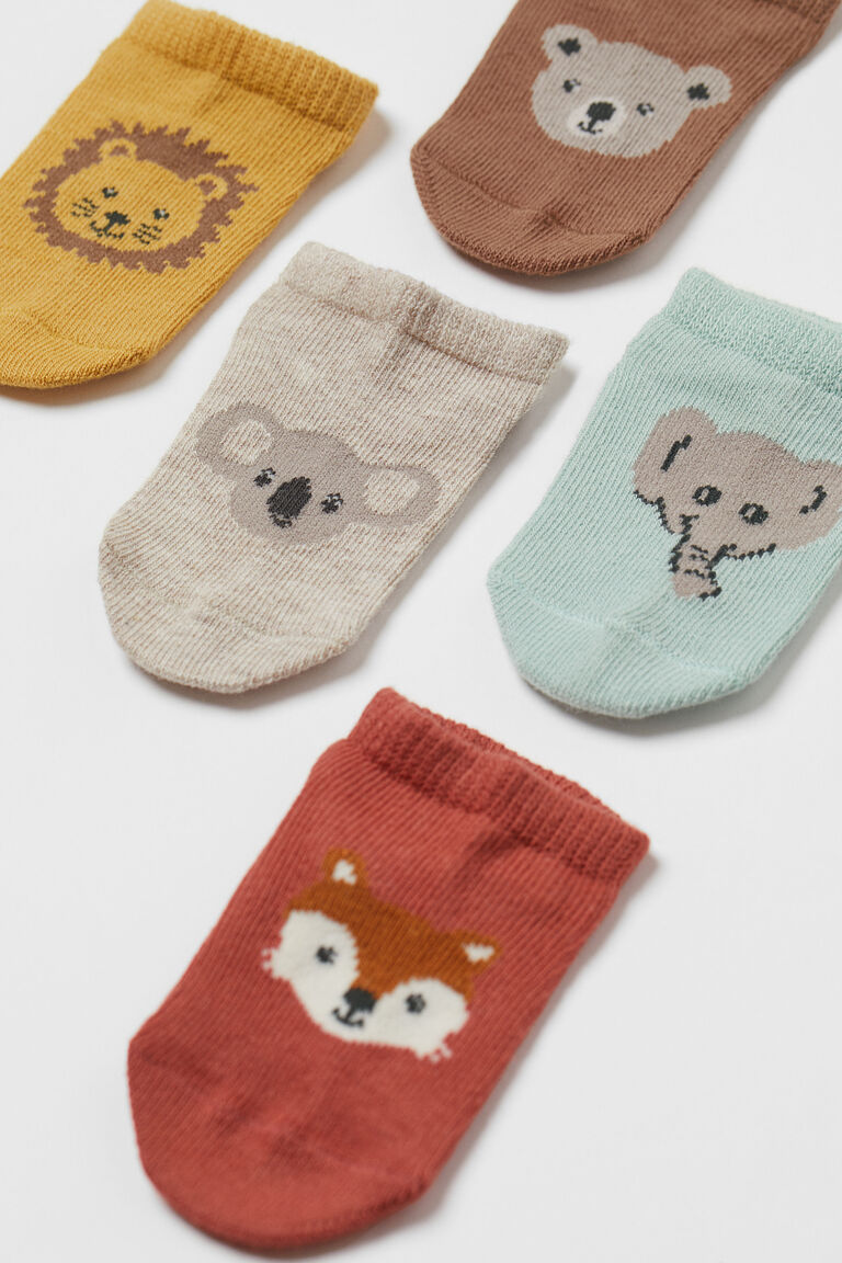 5-pack trainer socks