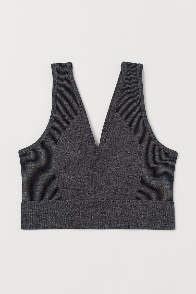 Seamless sports bralette