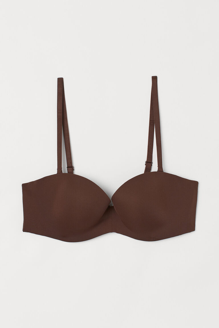 Padded balconette bra