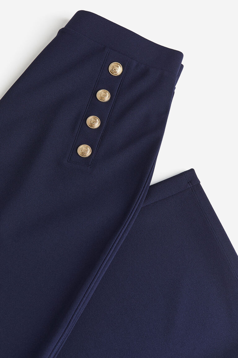Button-front trousers