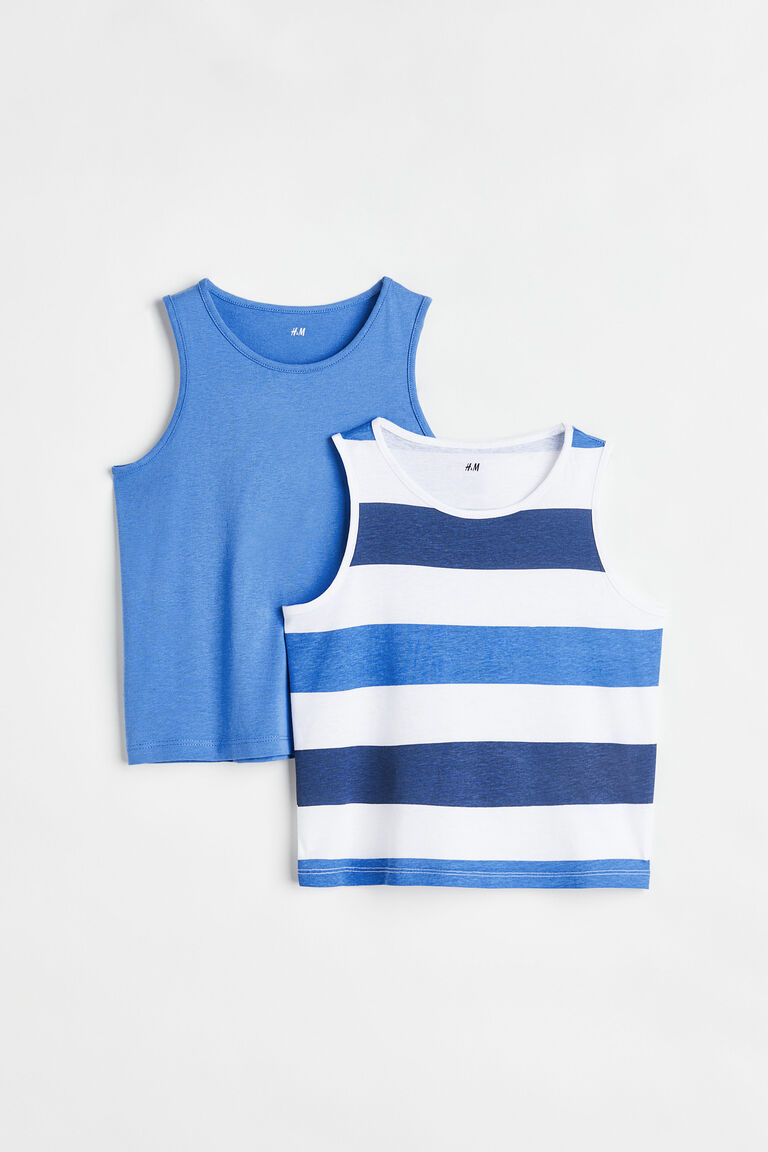 2-pack cotton vest tops