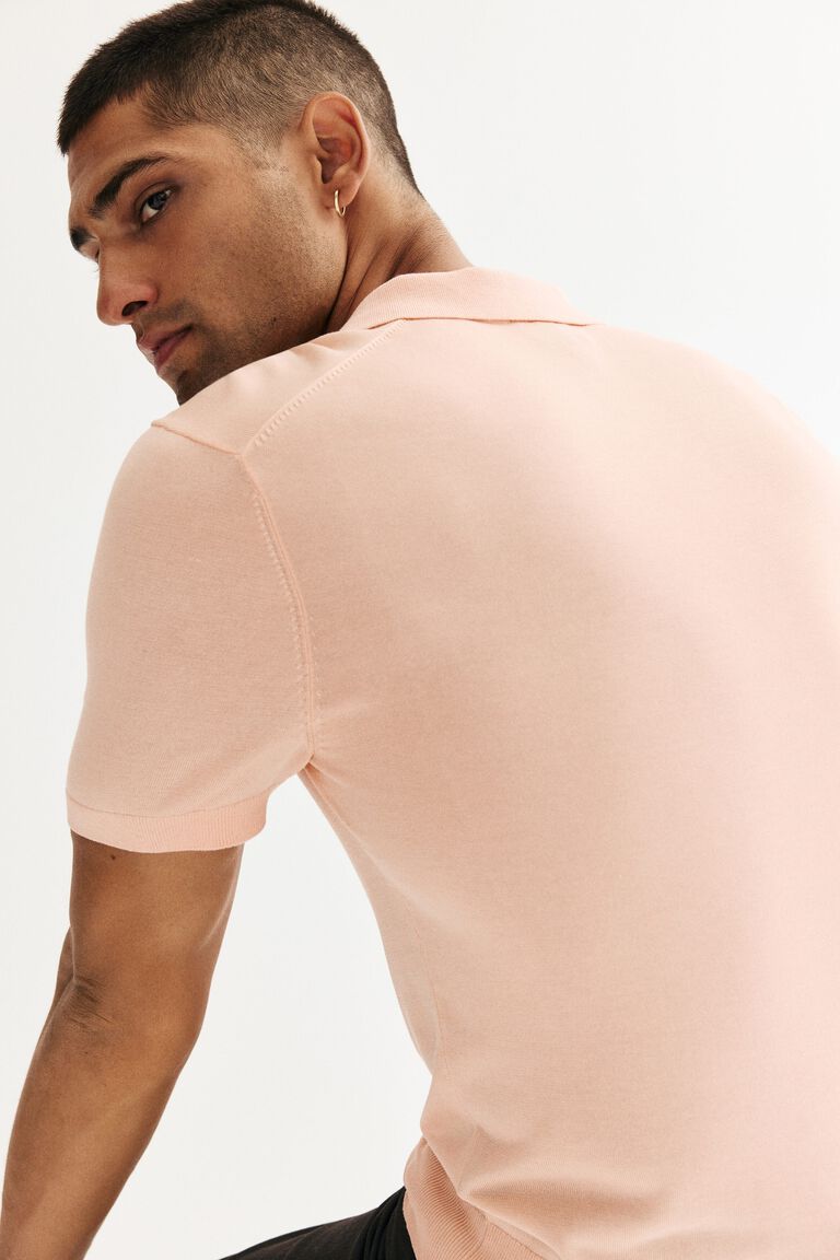 Kemeja polo Regular Fit dengan campuran Lyocell