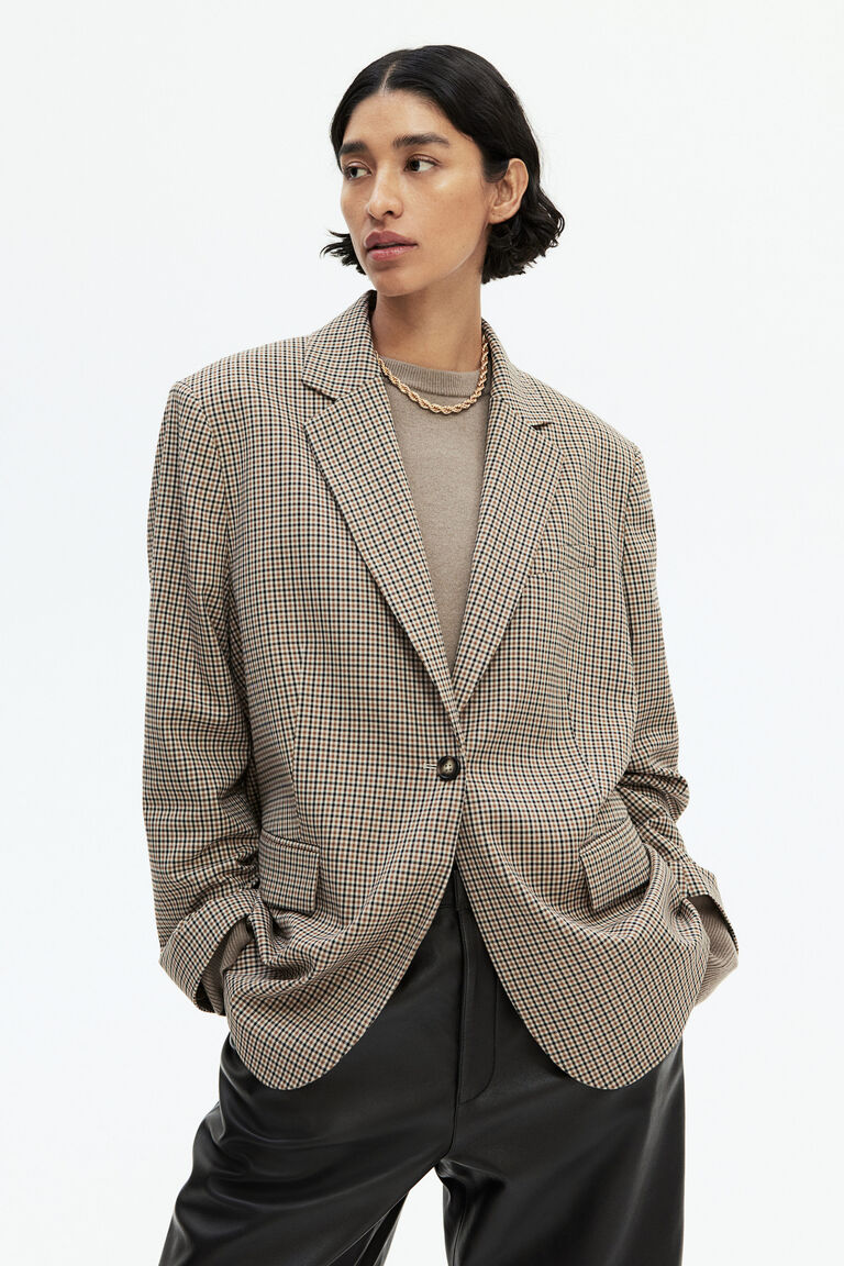 Loose-fit blazer