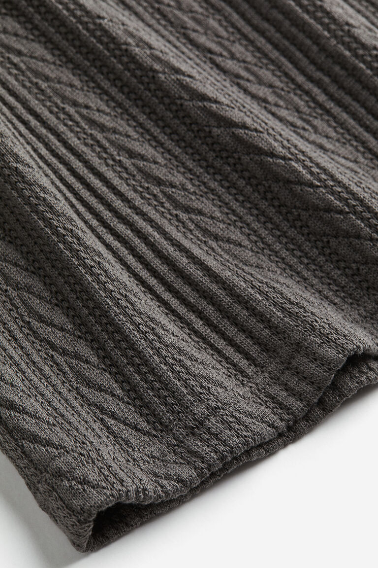 Oversized textured T-shirt