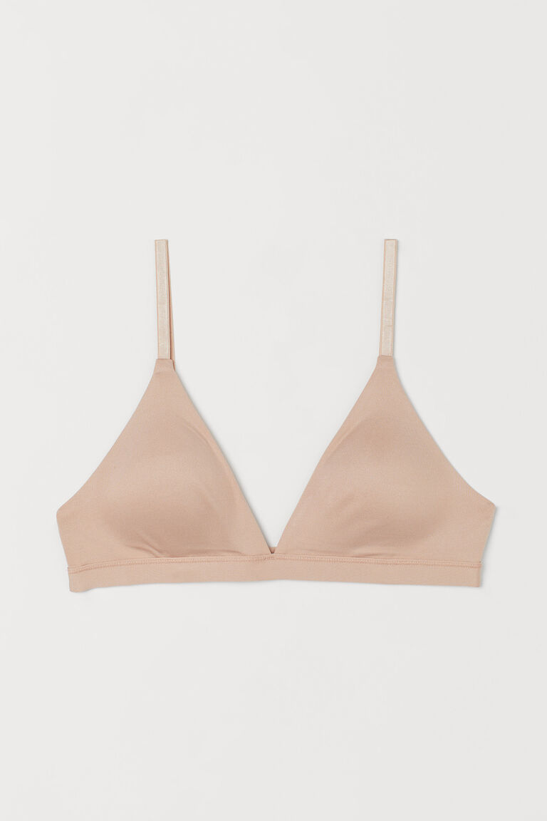 Padded jersey bra