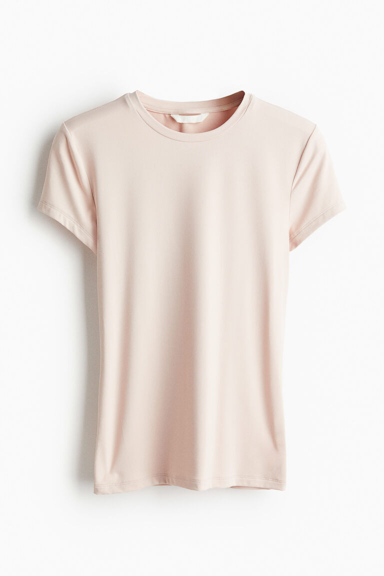 Fitted microfibre T-shirt