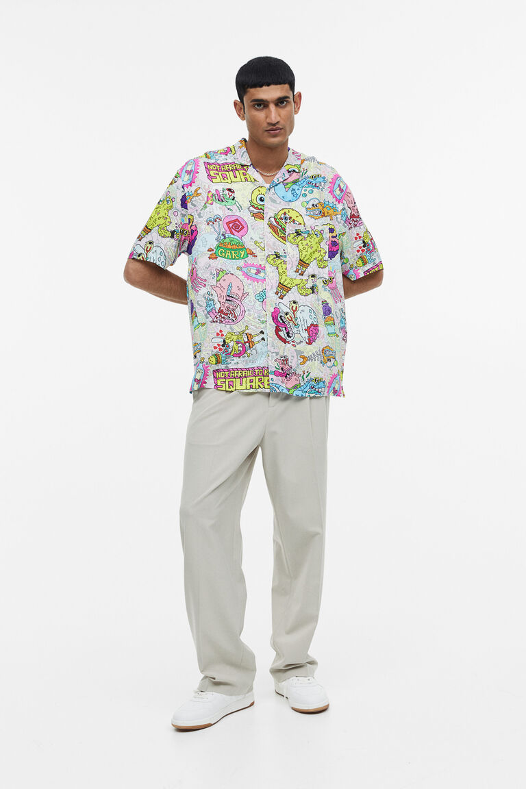 Relaxed Fit Patterned resort shirt