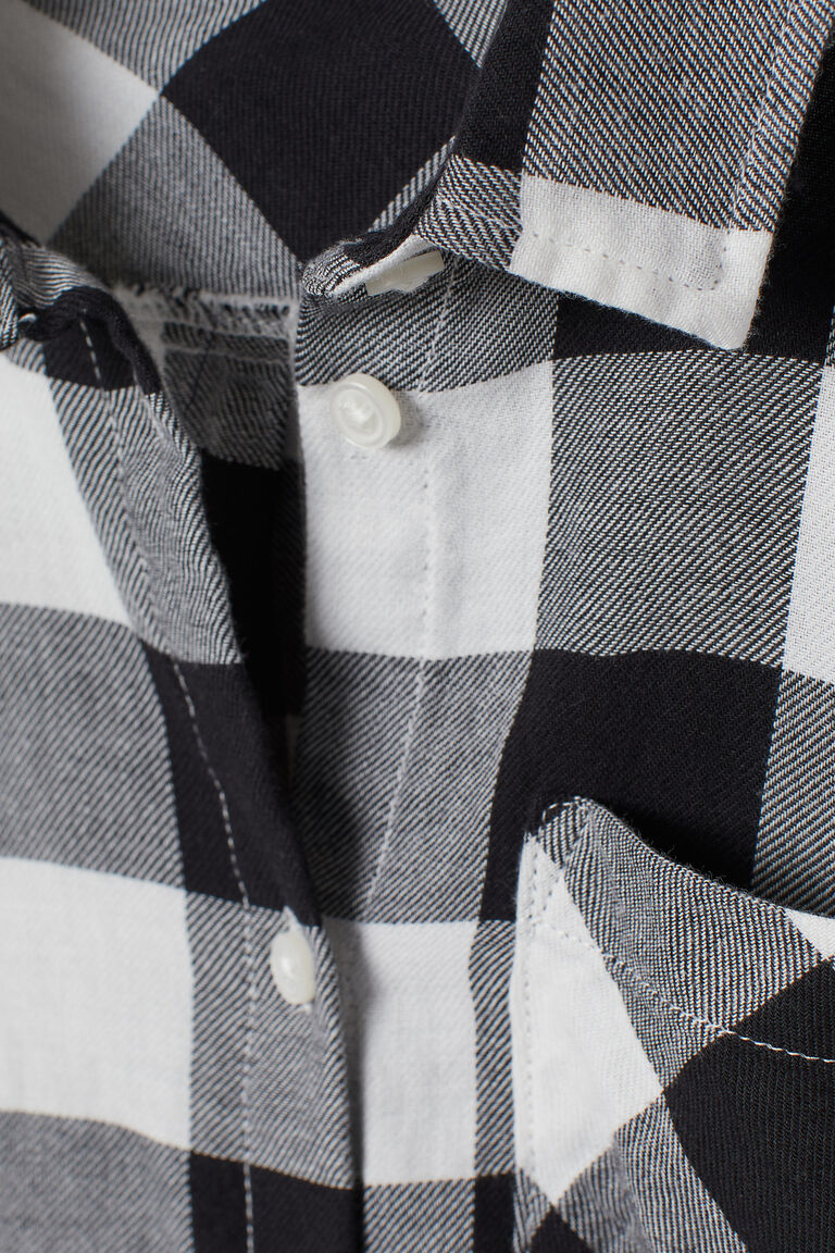Cotton flannel shirt