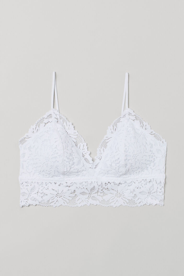 Padded lace bra