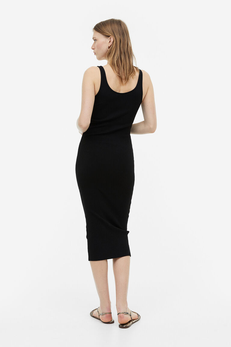 Ribbed bodycon dress