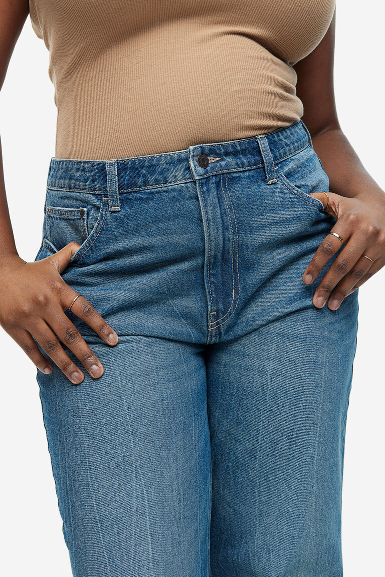 Curvy Fit Wide Ultra High Jeans