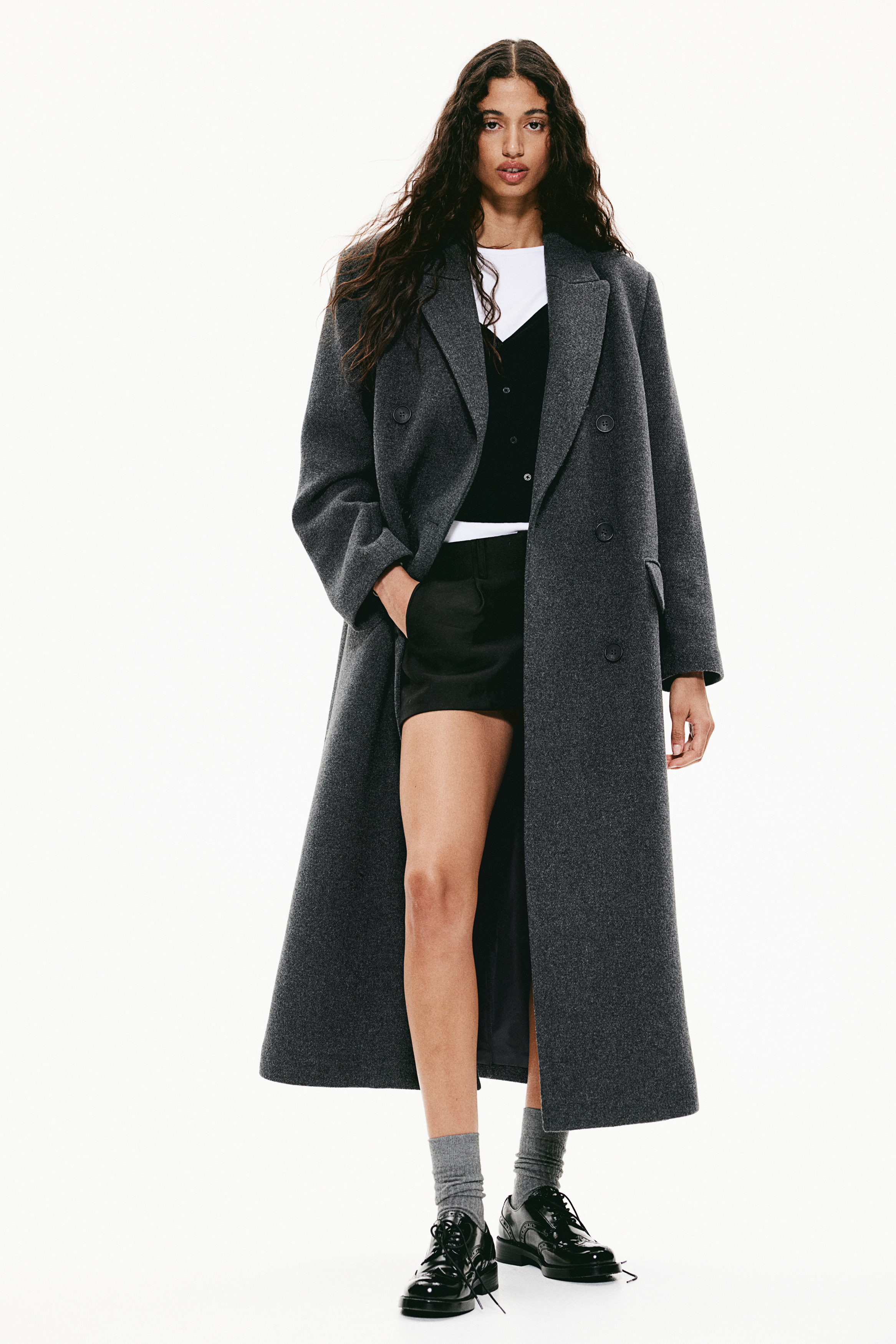 Oversized maxi coat
