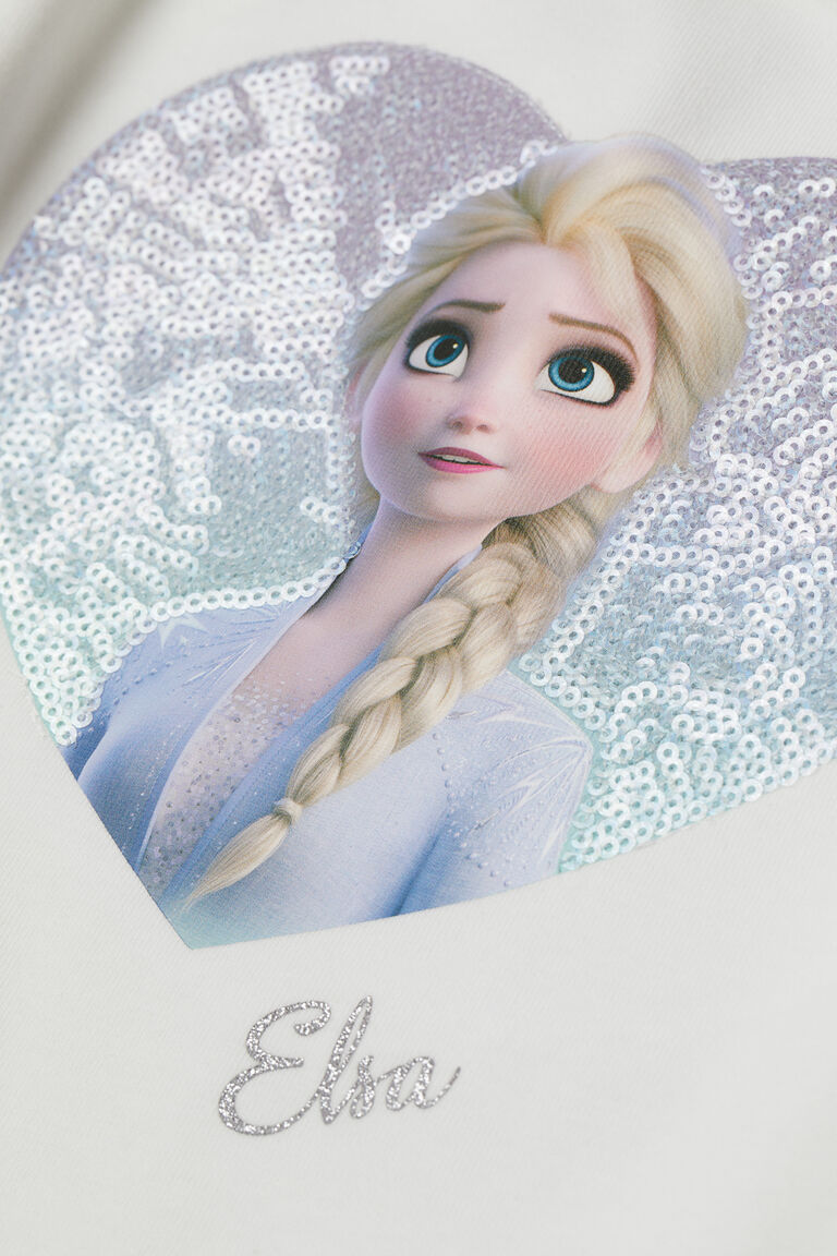 Motif-detail jersey top