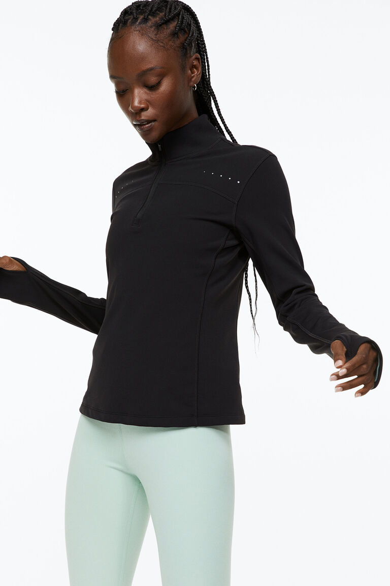Warm running top in DryMove™