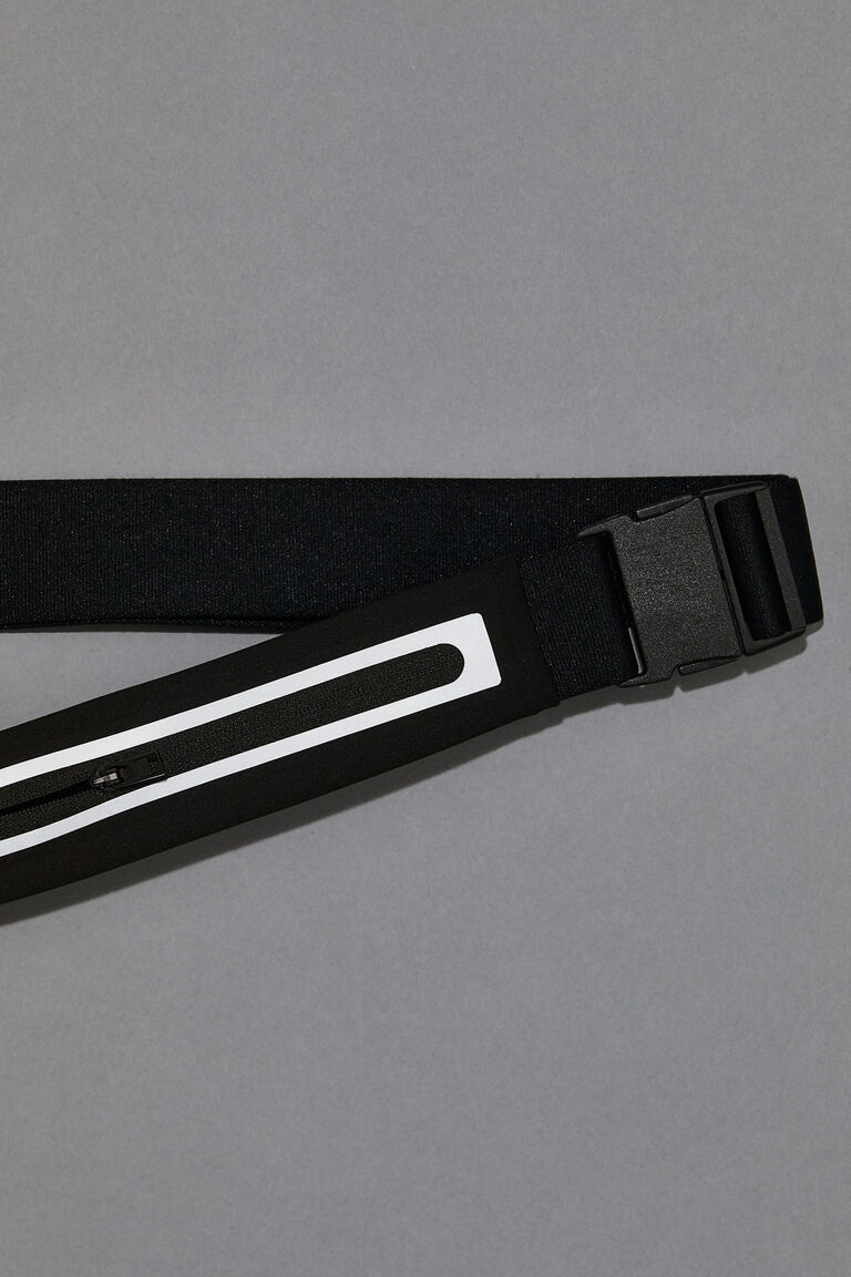 Reflective running waist bag