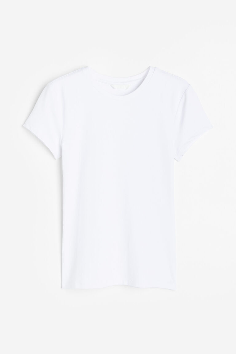 Fitted microfibre T-shirt
