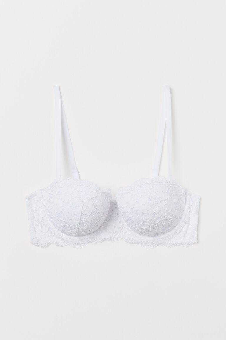 Push-up balconette bra