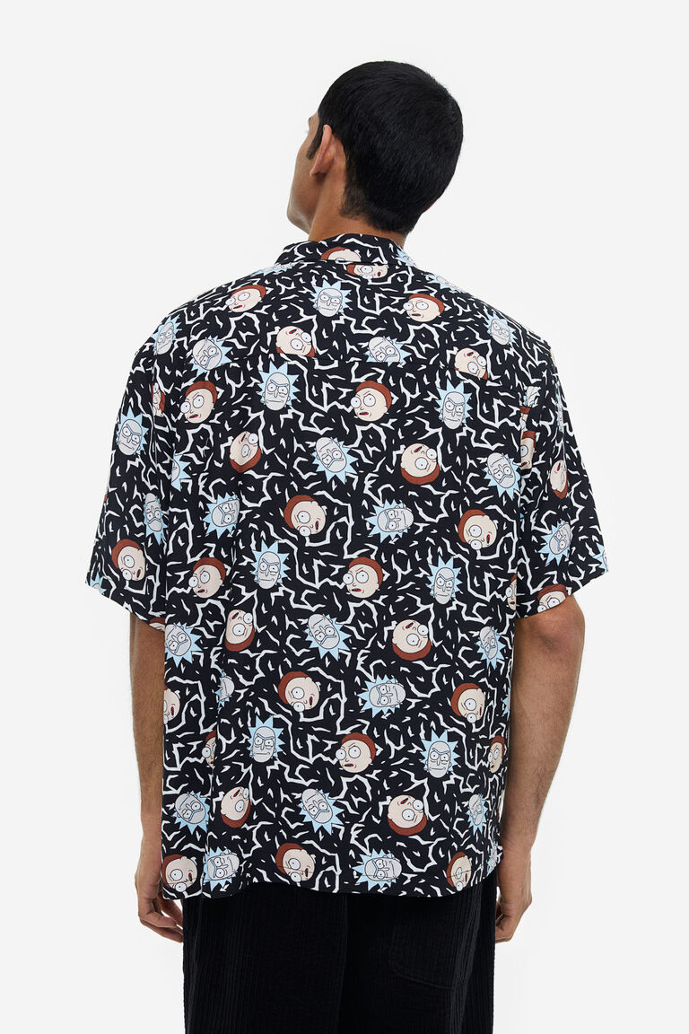 Relaxed Fit Patterned resort shirt