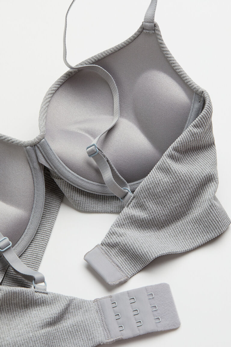 Seamless super push-up bra