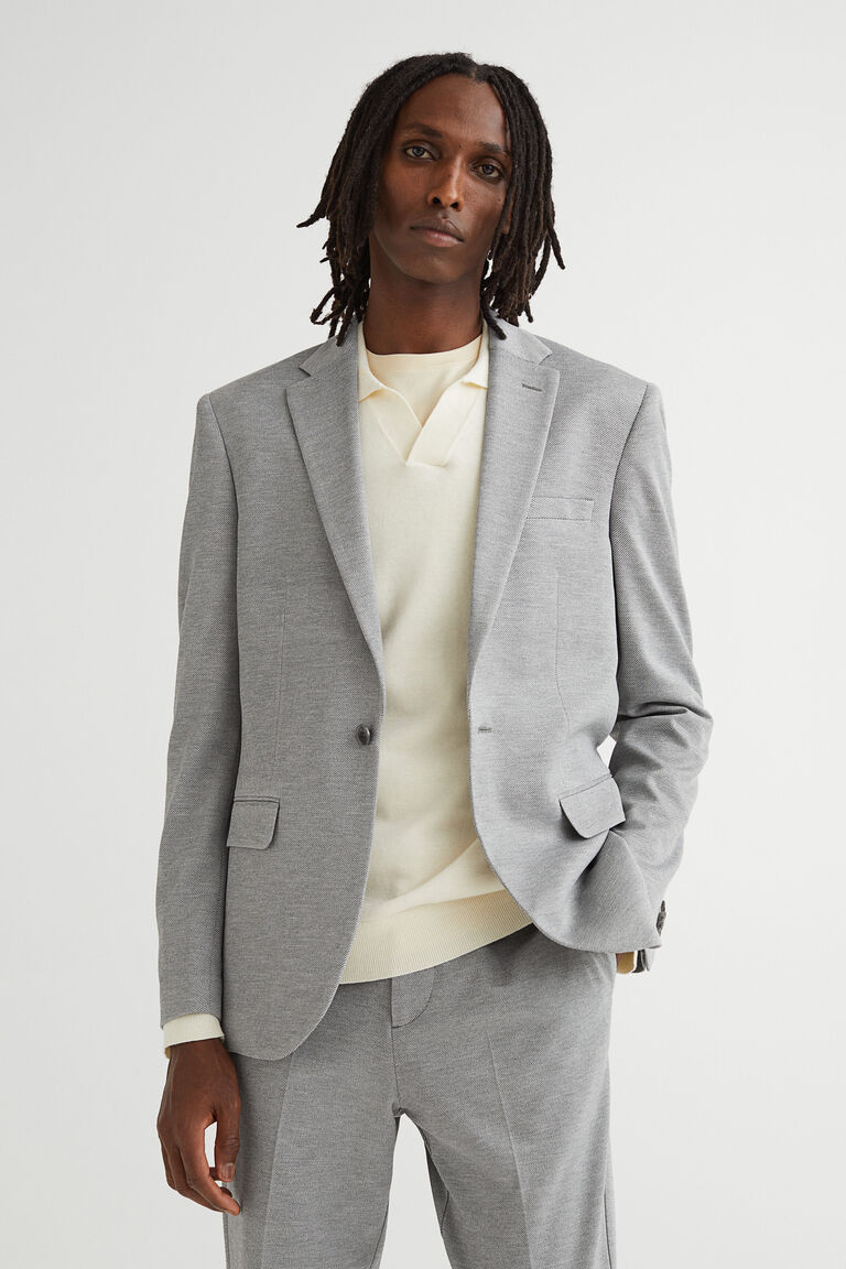Slim Fit Jersey jacket