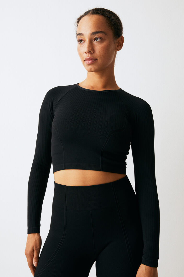 DryMove™ Seamless Cropped sports top