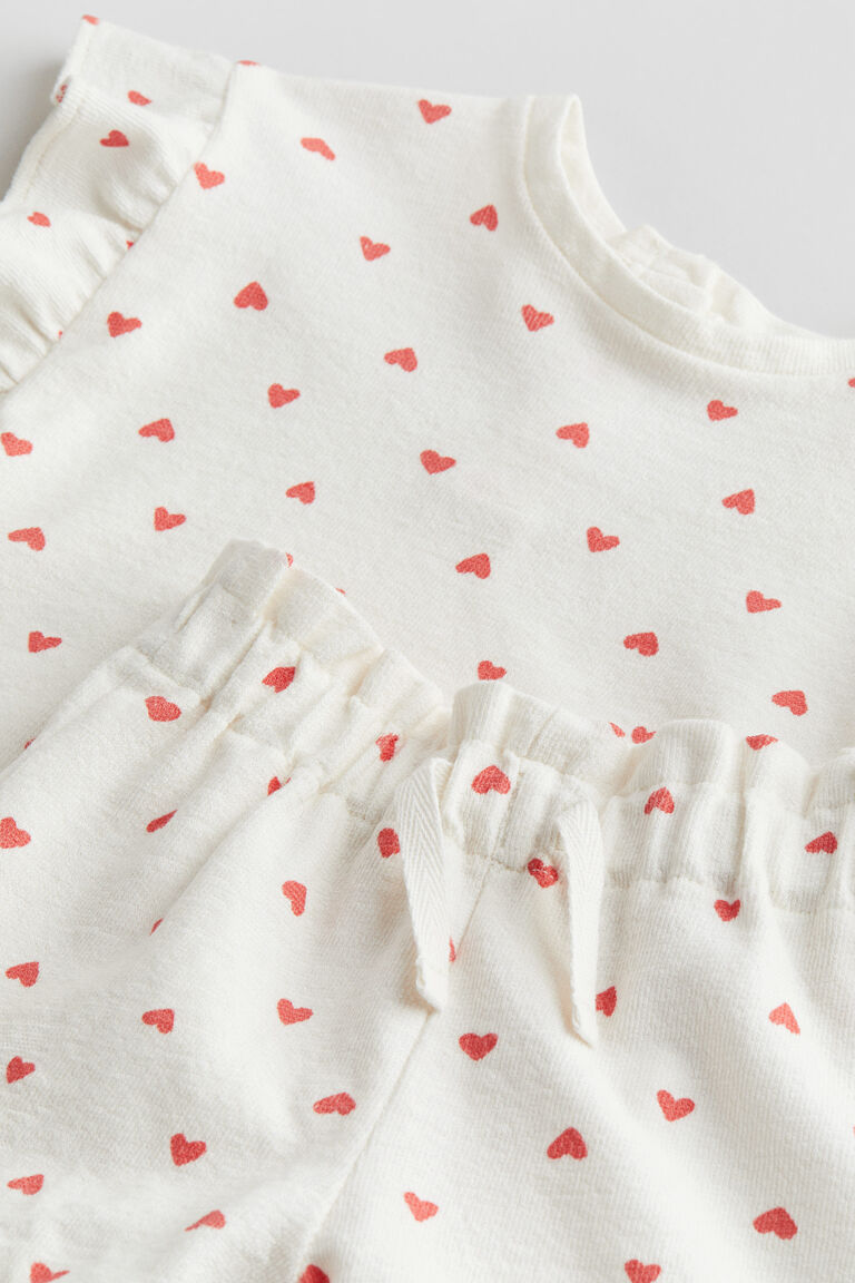 2-piece cotton terry set